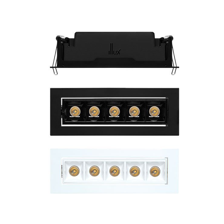 Luminario LED RASTER dirigible para empotrar en techo TL-2810.DIR The ...