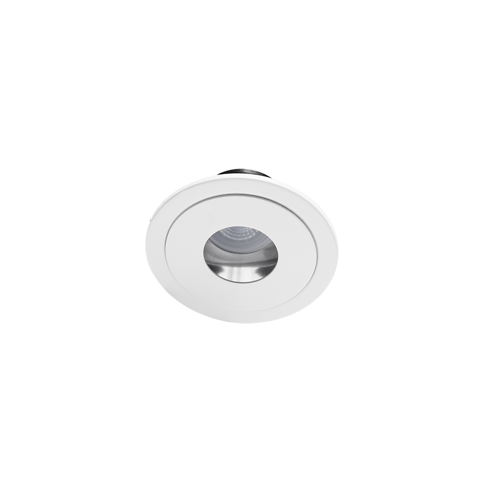 Luminario downlight redondo para empotrar en techo opera lámpara MR16 TH-1217.B Illux - Illux ...