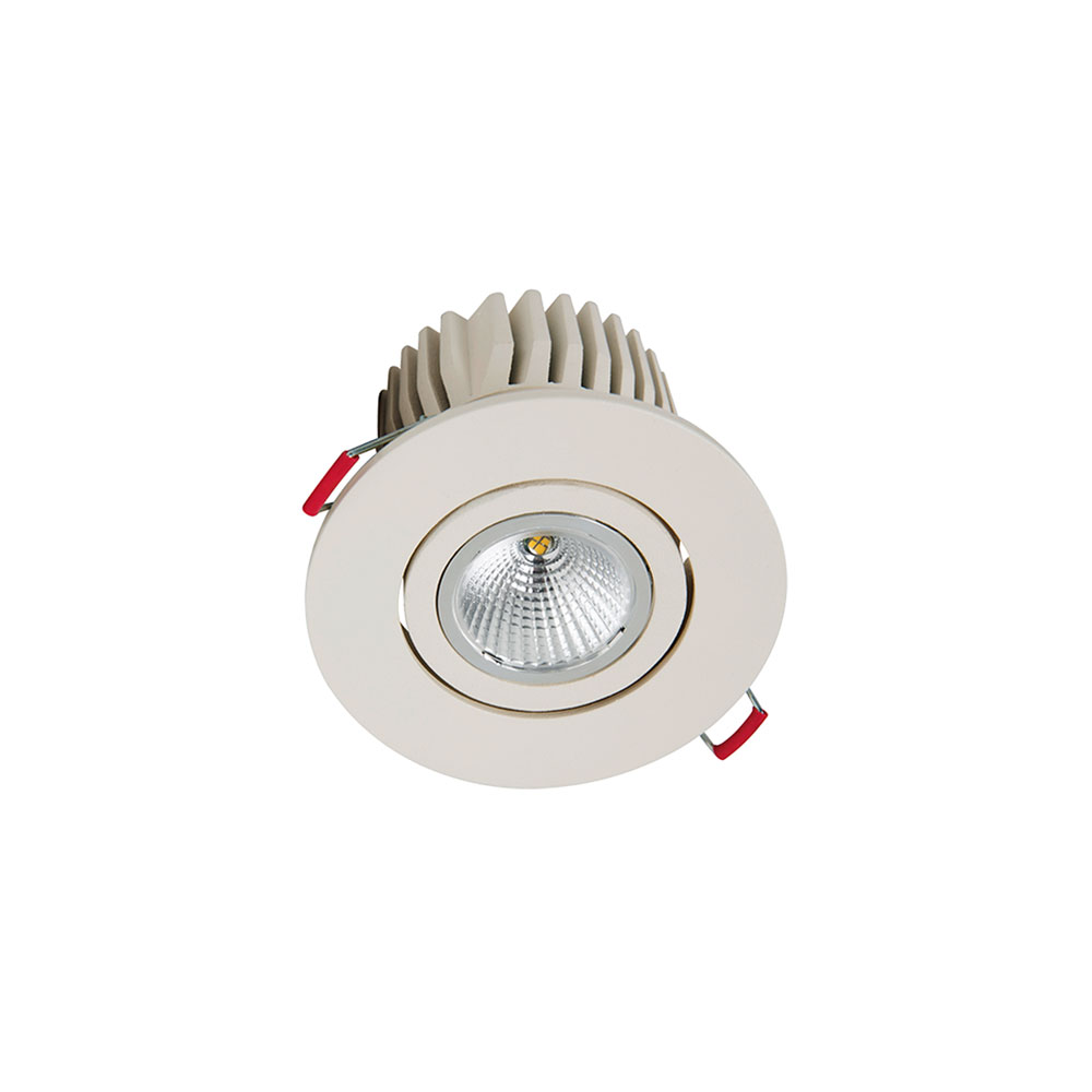Luminario downlight LED dirigible redondo para empotrar en techo TL-4340.BD Illux - Illux Diseña ...