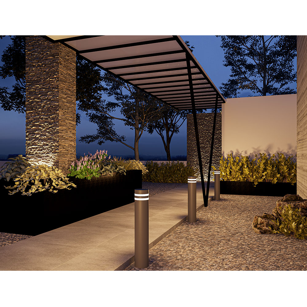 Luminario BOLARDO para sobreponer en piso PL-2009.N The Collection by ...
