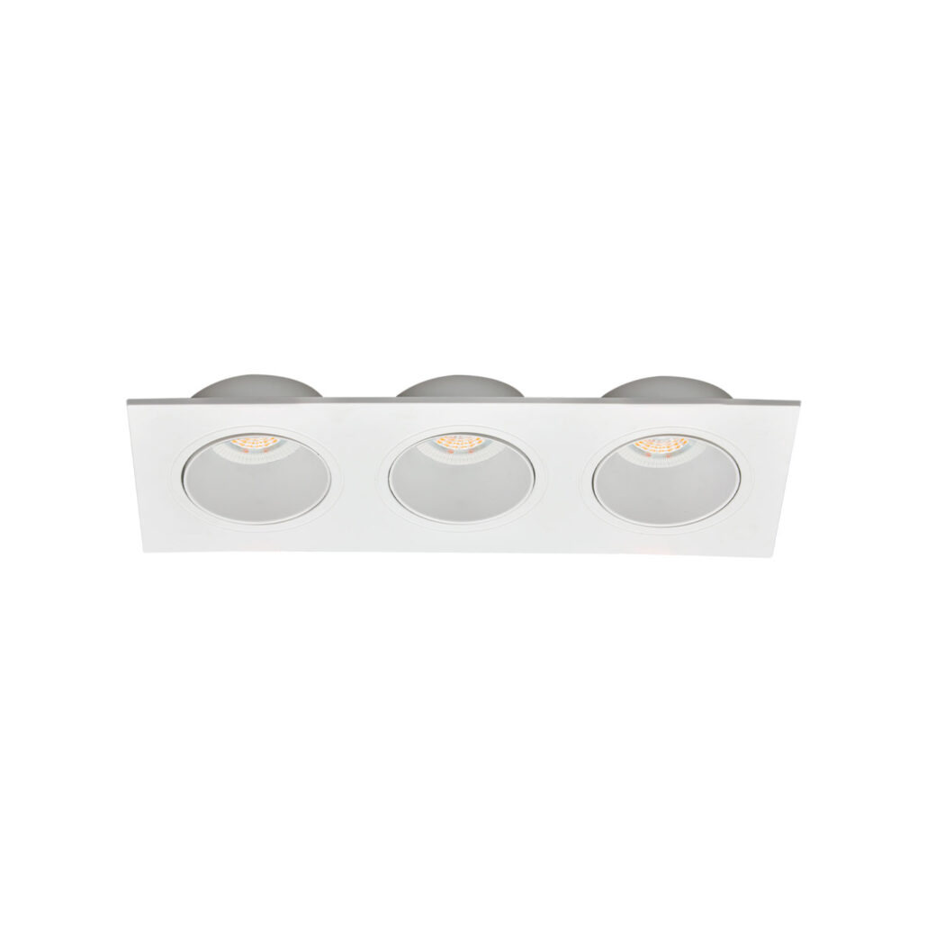 Luminaria downlight cuadrada dirigible para empotrar en techo TL-2914 Illux - Illux Diseña Tu ...