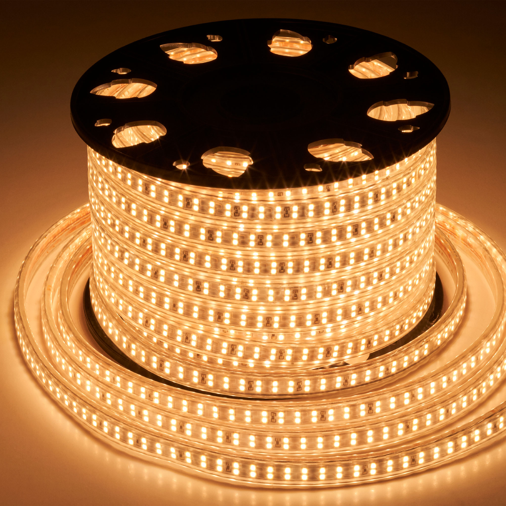 Tira LED PEGASUS para sobreponer en muro con funda de silicon Atenuable ...