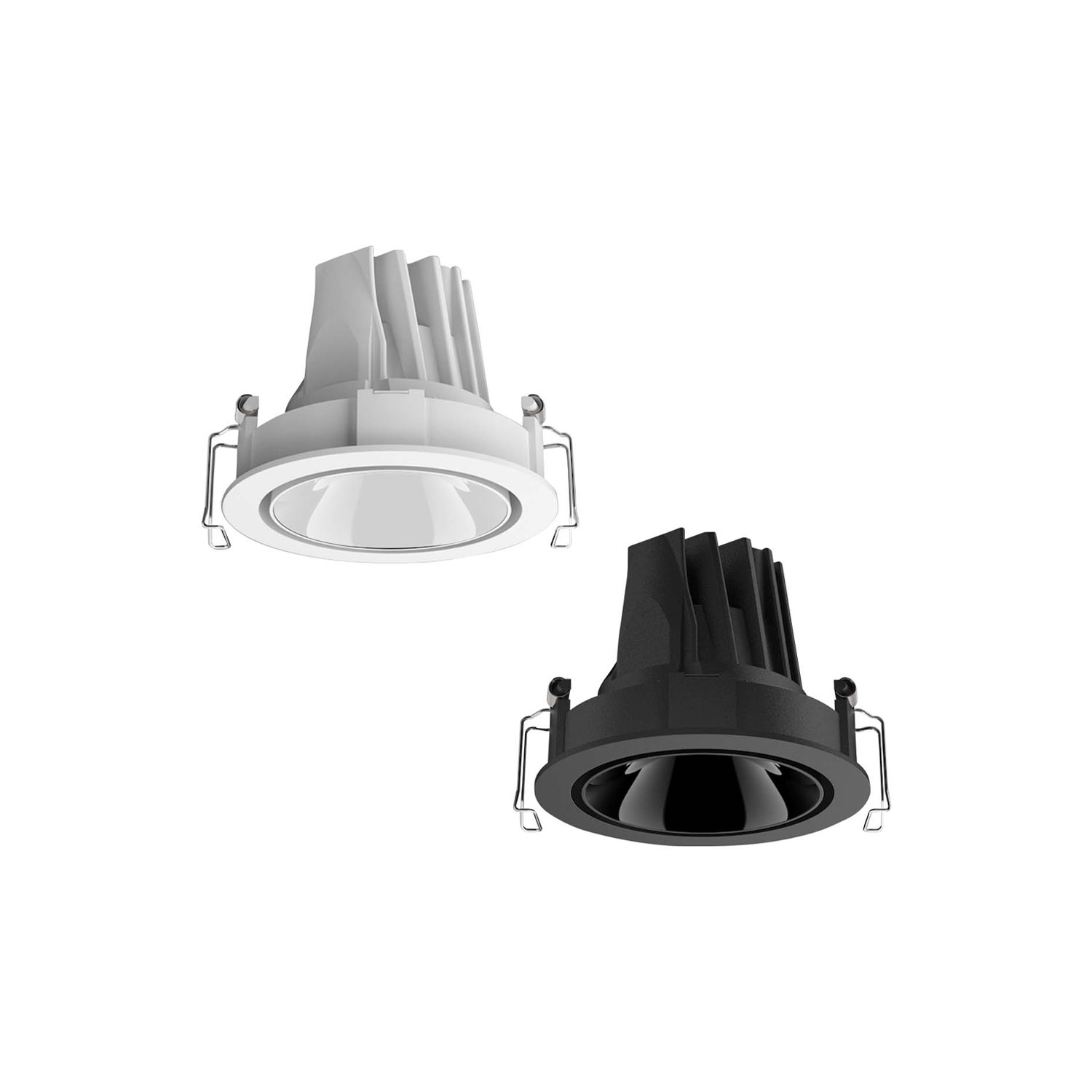 Luminaria LED DARKLIGHT DIRIGIBLE antireflejante redondo para empotrar ...