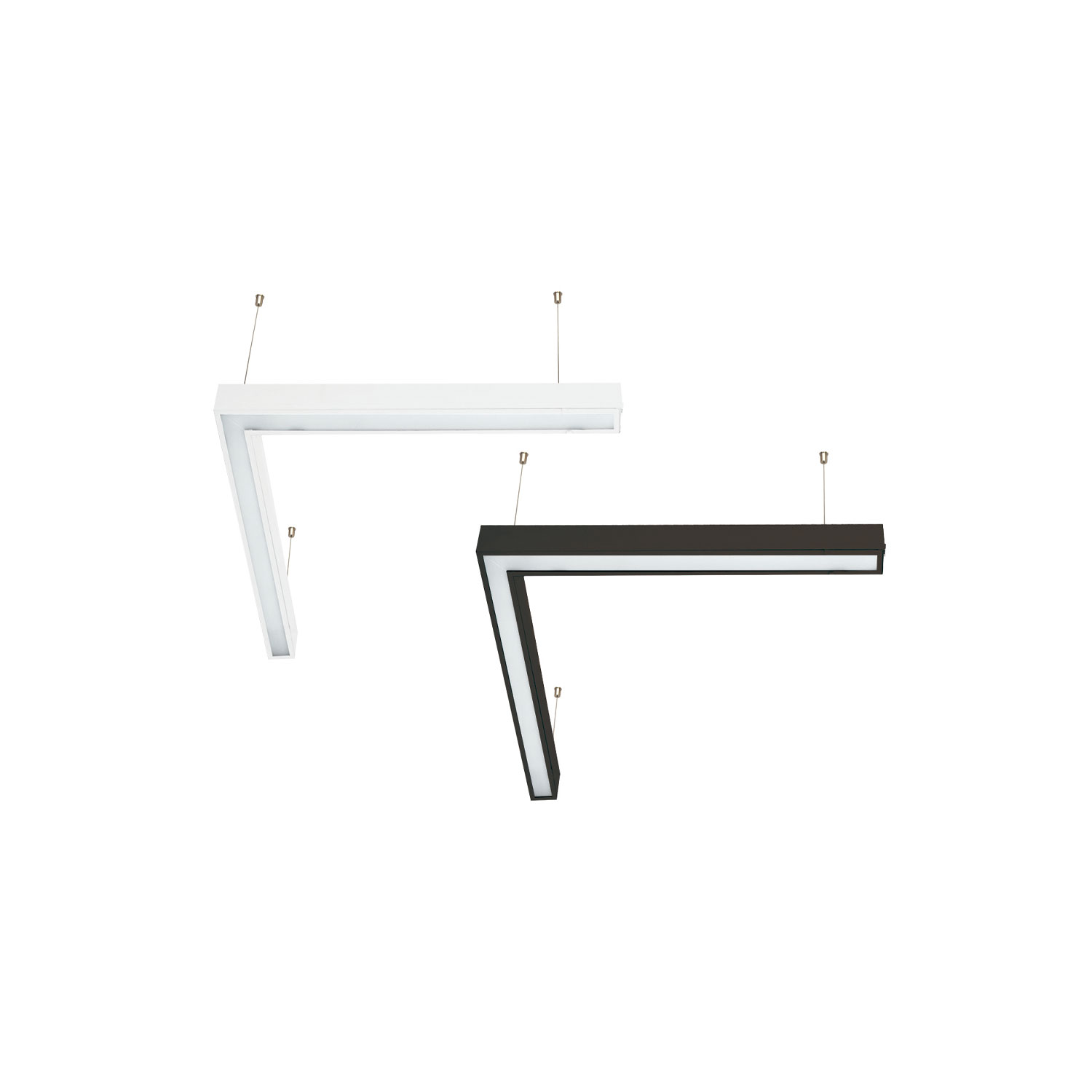 Luminaria perfil LED EDGE esquina INTERCONECTABLE de 90° TL-4514.SUSESQ ...